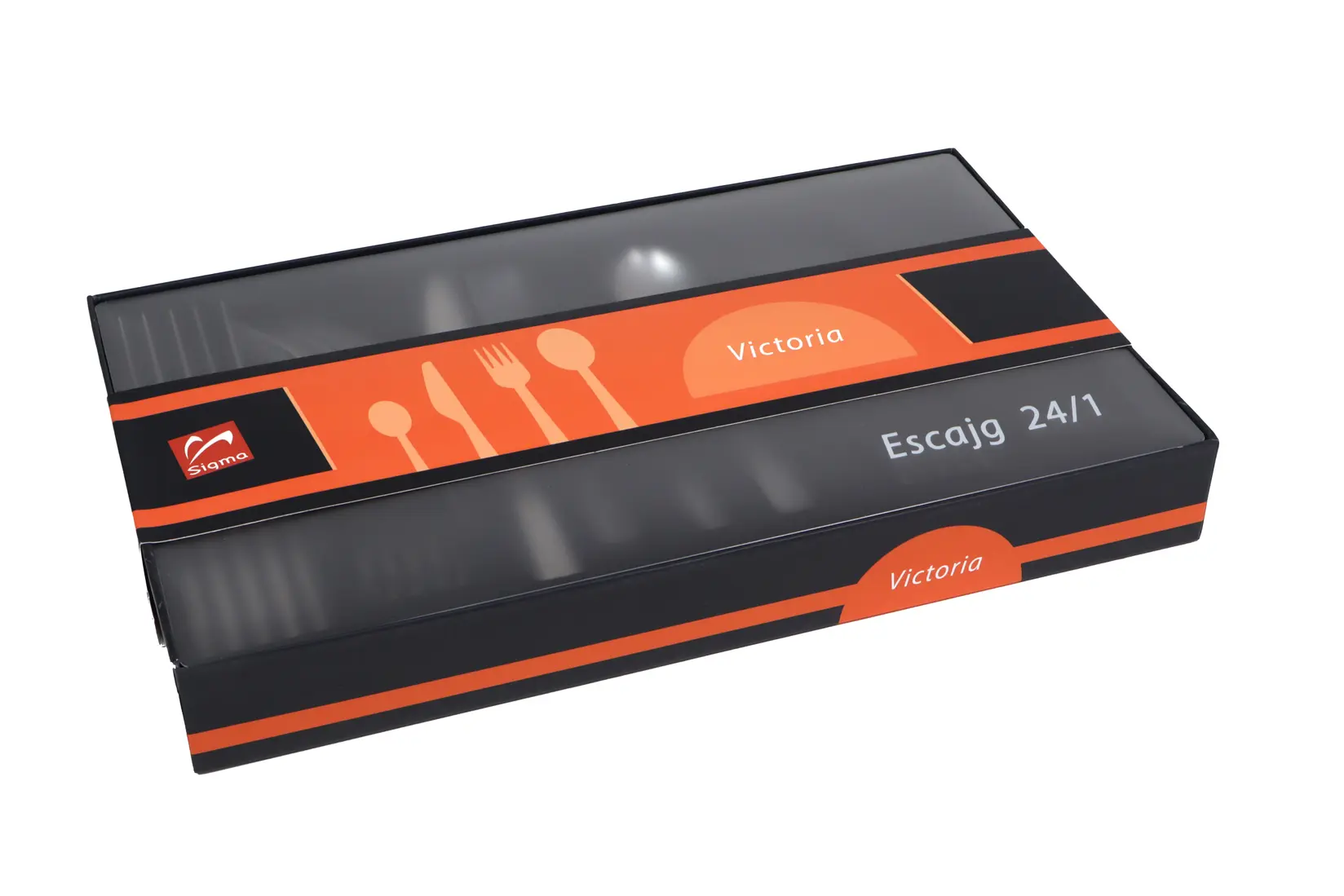 Sigma Set escajga Victoria S215, 24 komada, Srebrni