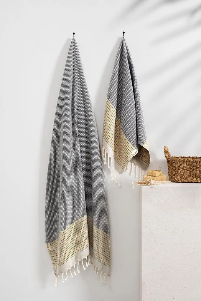 L'essentiel Maison Set peškira, 2 komada, Sivi