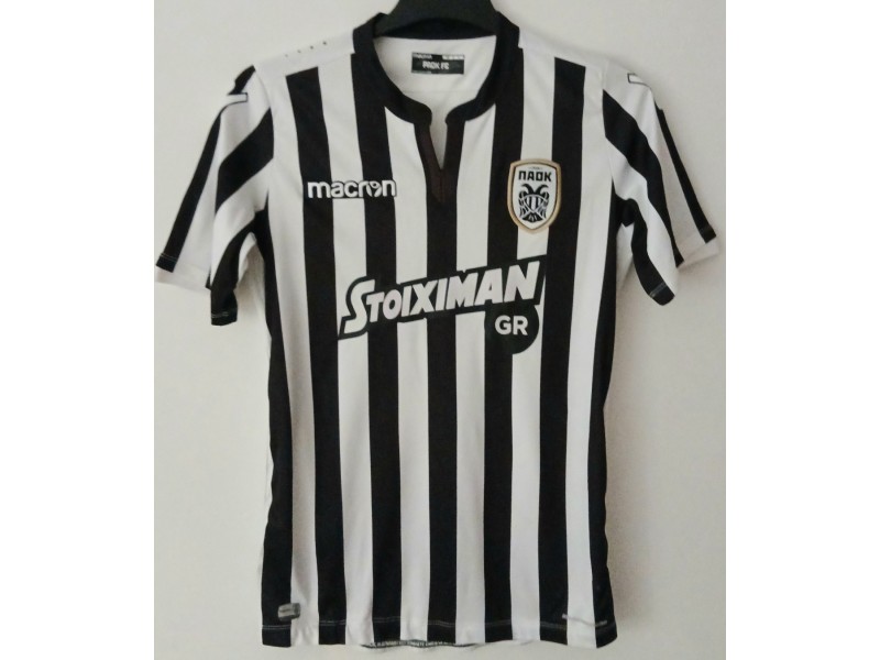 FC PAOK MACRON belo crni dres