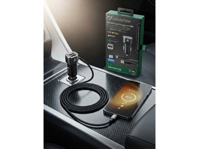Cellularline Extreme Car Charger Kit 15W