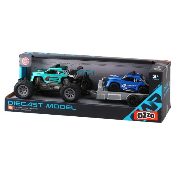 Die cast, igračka, automobil sa prikolicom, 281