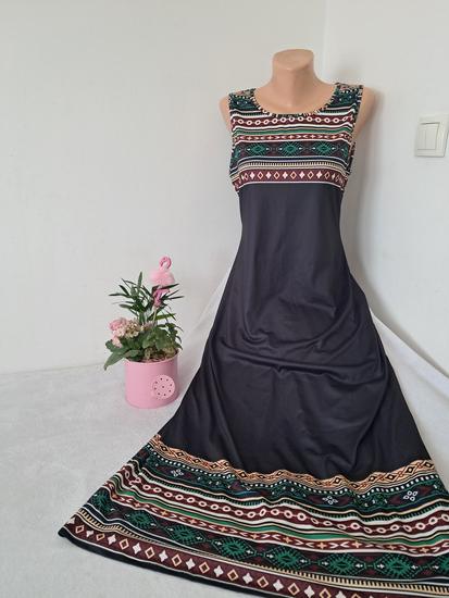 NOVA boho maksi haljina vel L
