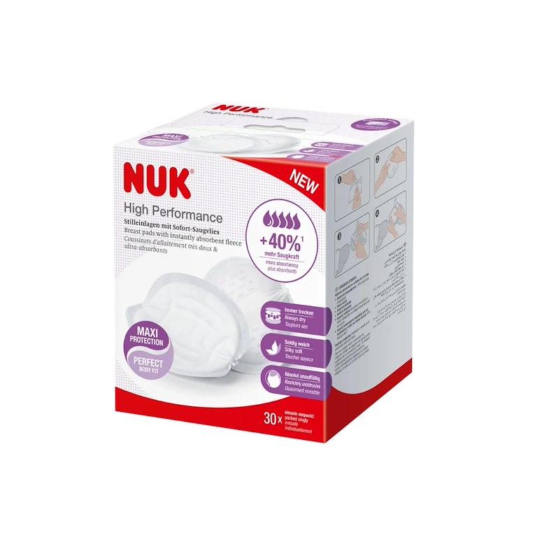 NUK® Tuferi za Grudi High Performance 30 Uložaka za Grudi za Dojilje