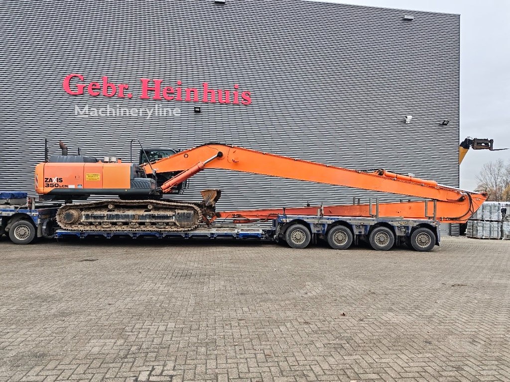 Hitachi ZX 350 LCN-5B Long Reach 22 meter Topcon Laser system! bager guseničar