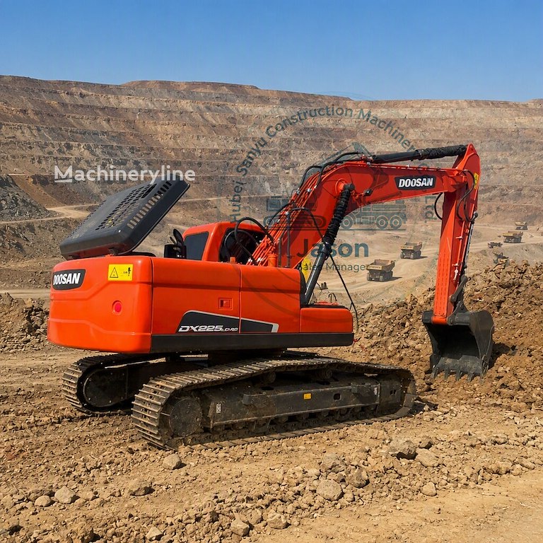 Doosan DX225 bager guseničar