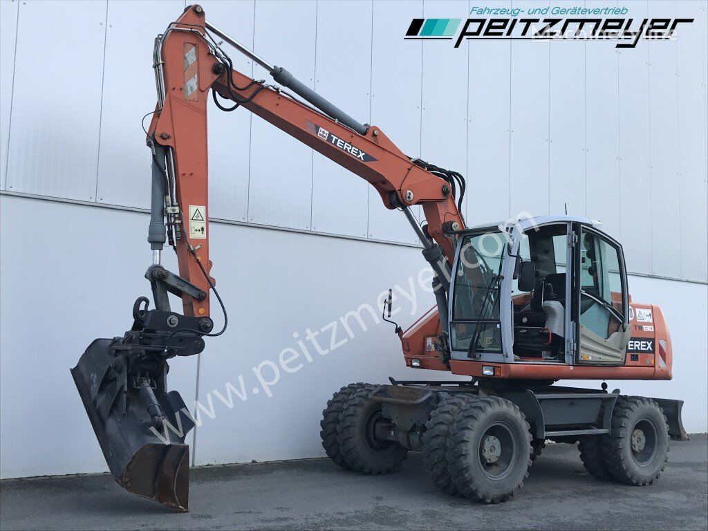Terex Atlas-Terex Mobilbagger TW 130 MS 10 + Schwenklöffel bager točkaš