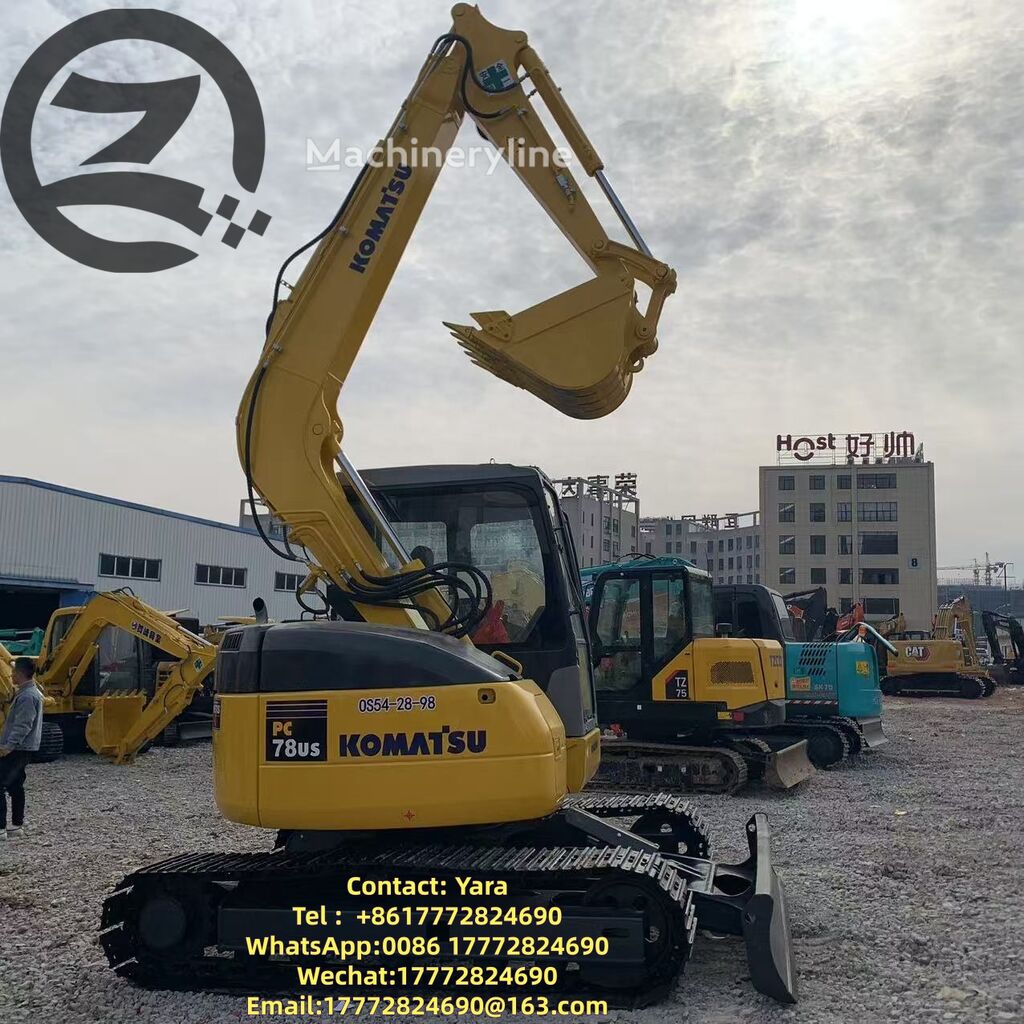 Komatsu PC78US midi bager