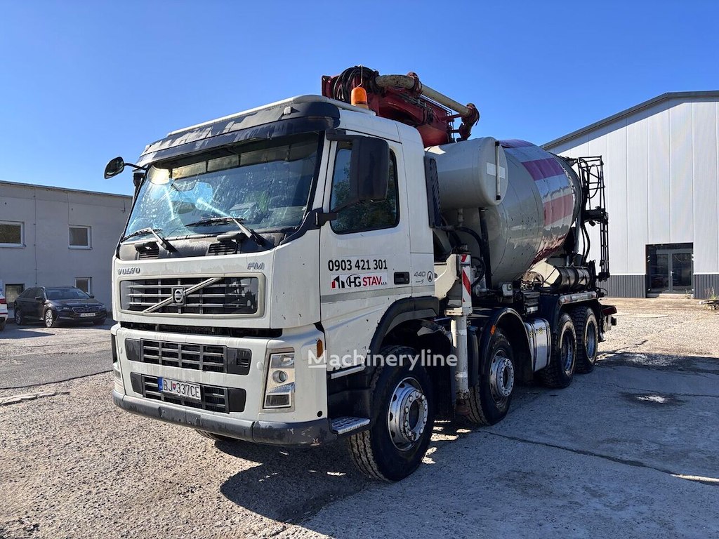 Prodaje se Volvo FM 440 8X4 + CIFA MAGNUM MK 28.4 L kamion s mešalicom za beton na aukciji