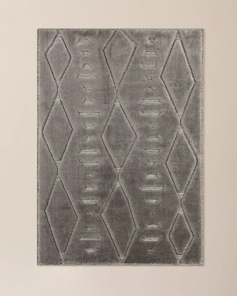 Madame Coco Tepih Edgard, 200x300cm, Sivi