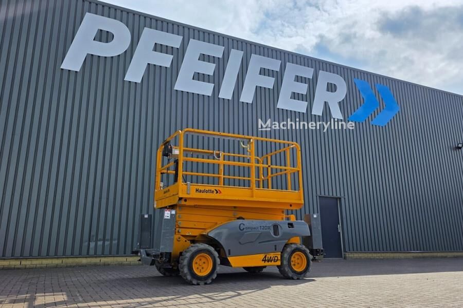 Haulotte Compact 12DX Diesel, 4x4 Drive, 12m Working Height makazasta platforma