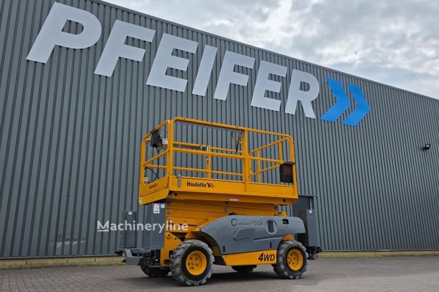 Haulotte Compact 12DX Diesel, 4x4 Drive, 12m Working Height makazasta platforma