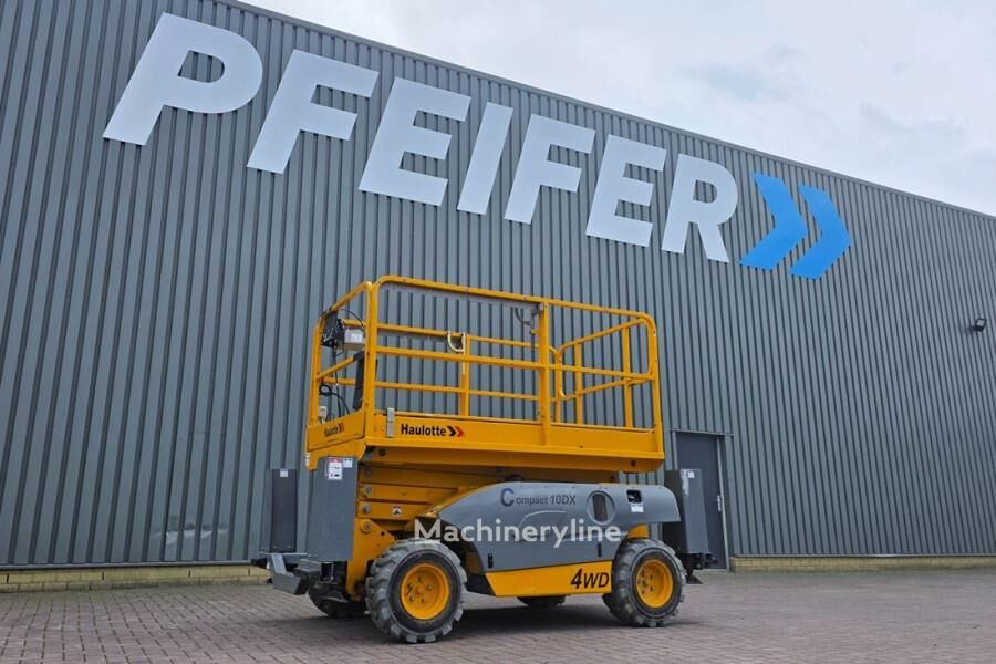 Haulotte COMPACT 10DX Diesel, 4x4 Drive, 10.2m Working Heig makazasta platforma