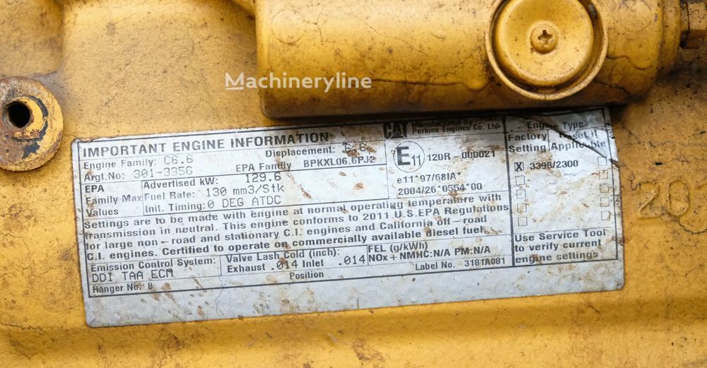 Perkins Caterpillar C 6.6 1106 wszystkie motor za građevinske mašine
