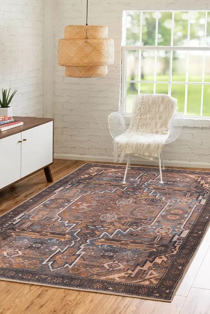 Conceptum Hypnose Tepih Folk -BA 01, 230x330 cm, Braon