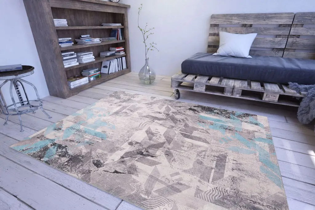 Conceptum Hypnose Tepih Funk -AL 274, 210x310 cm, Sivo-plavi