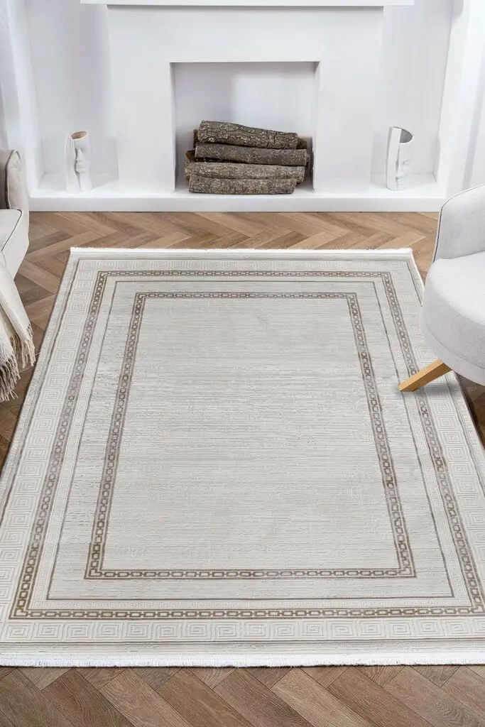 Conceptum Hypnose Tepih Nazende Nz003, 100x300 cm, Krem