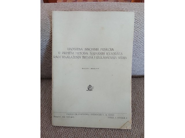 Upotreba binomnih funkcija u primeni metoda najmanjih k