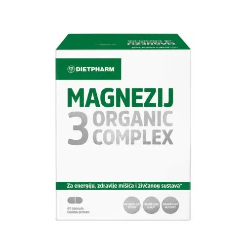 Dietpharm Magnezijum 3 Organic Complex 60 kapsula