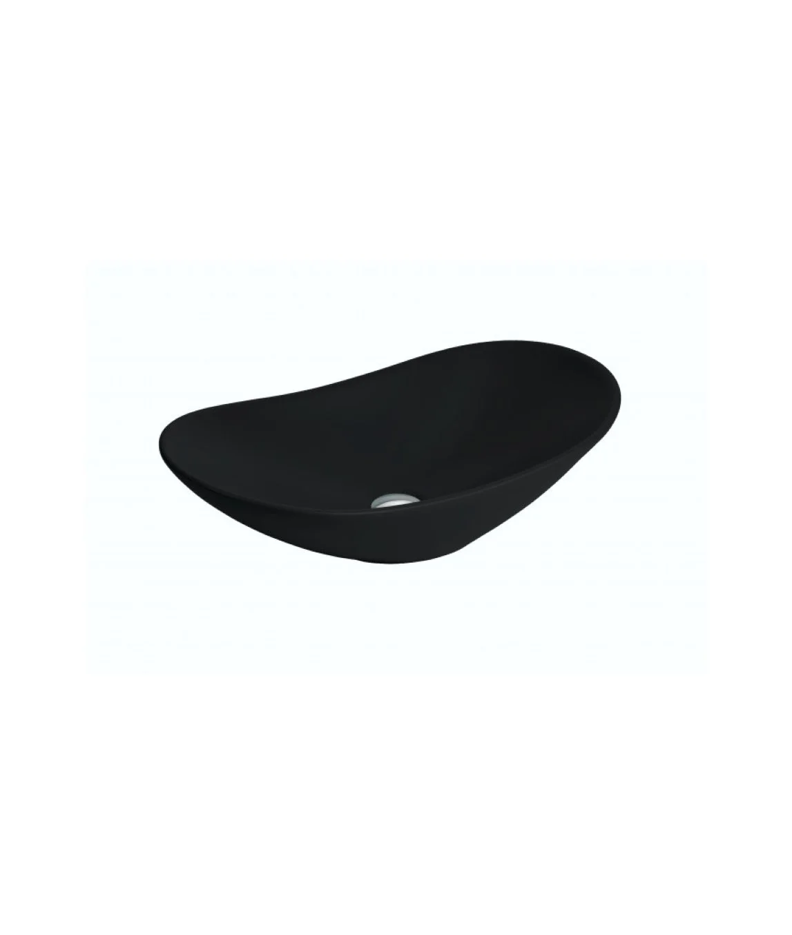 LAVABO NADGRADNI MINOTTI 625X370X155 MAT CRNI 7030CM
