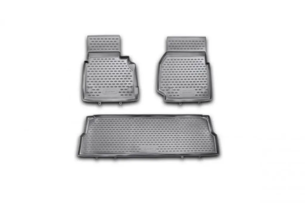 Element Tipske gumene patosnice Land Rover Defender 110 5D (2007+), 3 komada, Sive