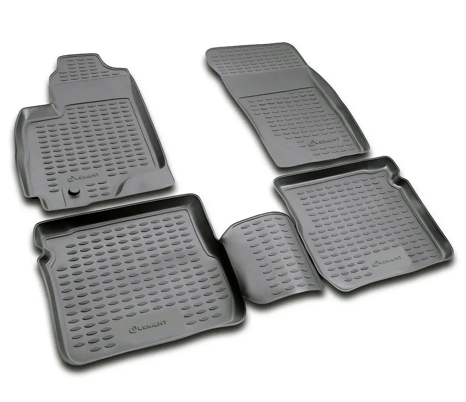 Element Tipske gumene patosnice Mitsubishi Outlander (2003-2006), 4 komada, Crne