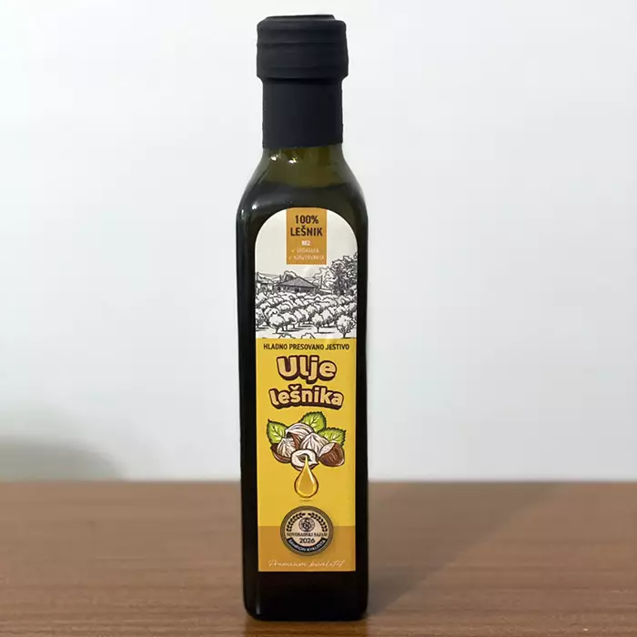 Hladno ceđeno ulje od lešnika 250ml