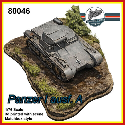 NEW! FC ModelTrend 80046 Panzer I Ausf.A Diorama (3D-Printed)
