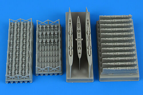 NEW! Aires 2297 Douglas A-1 Skyraider - Pylons Late Version (for Trumpeter Kits)
