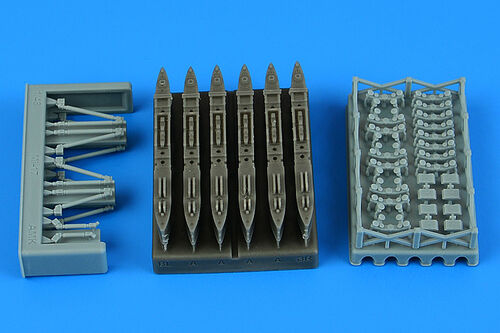 NEW! Aires 4960 Mil Mi-8 MT / Mi17 Hip - Pylons (for AMK / Annetra Kits)