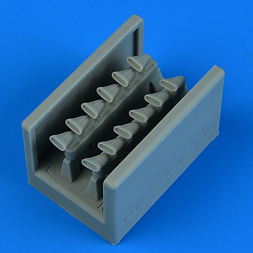 NEW! Quickboost 49248 Supermarine Spitfire Mk.IXe / TR.9 - Fishtail Exhaust (for Airfix Kits)