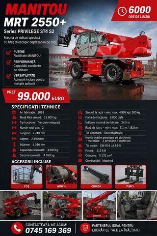 Telehandler
MANITOU MRT2550