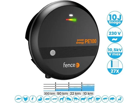 VNT Electronics Električni pastir Fencee power energy PE100