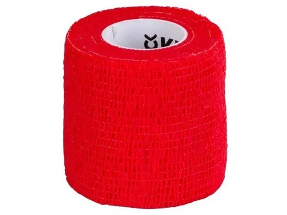 Kerbl Bandaža samolepljiva crvena 5cm 1/1