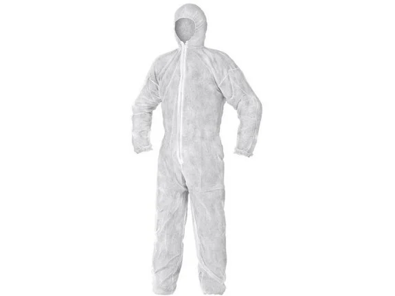 Albo Kombinezon sa kapuljačom za jednokratnu upotrebu beli xl i xxl