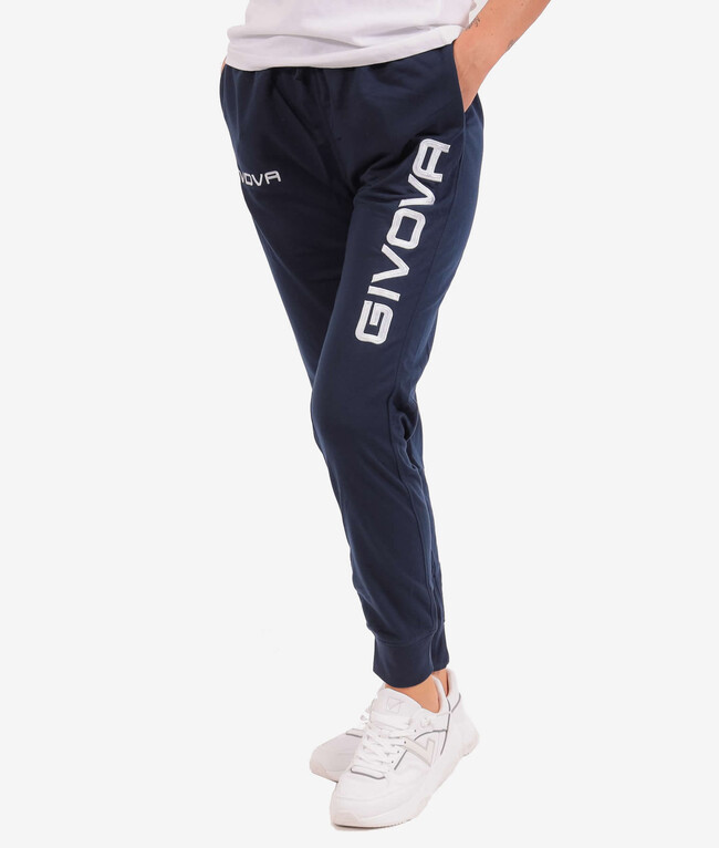 Tepláky PANTA COTONE MOD. MOON BIG LOGO modrá 3XL