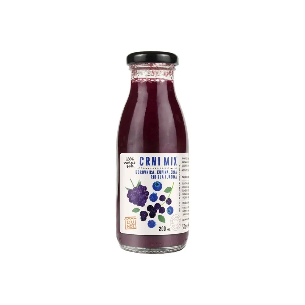 Dunst Kašasti sok Crni mix, 200 ml