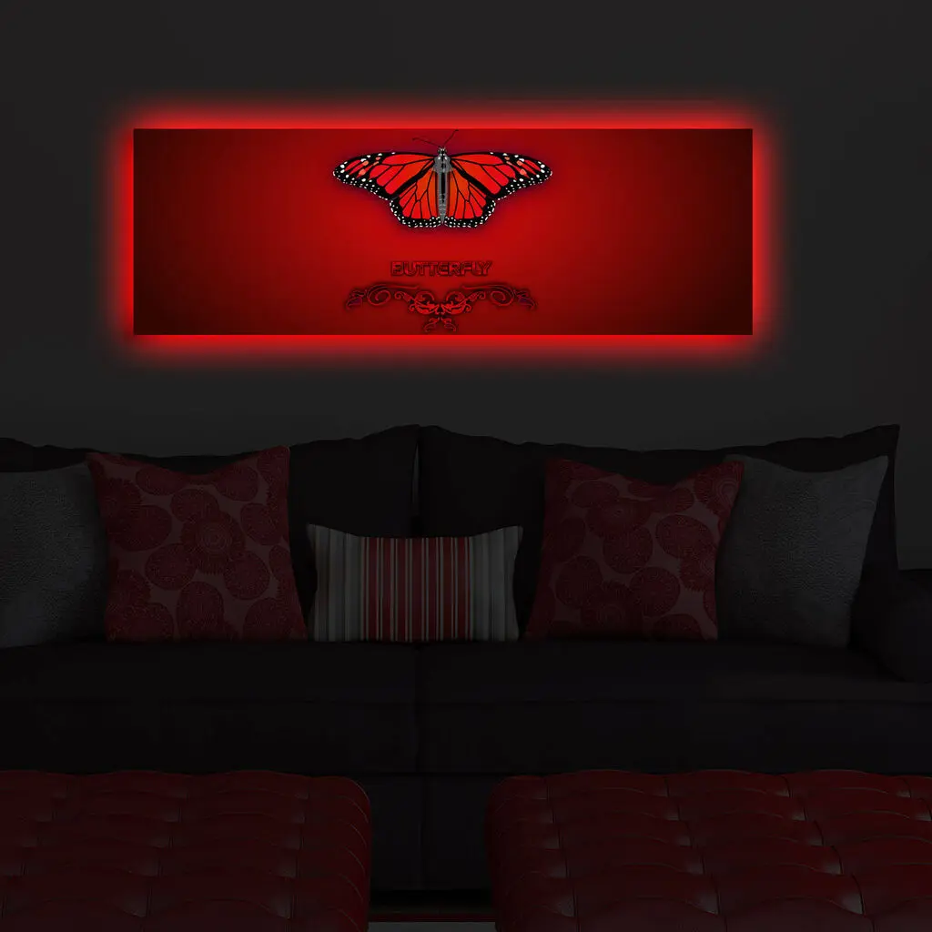 Wallity Slika sa LED osvetljenjem 3090DACT-46, 30x90 cm