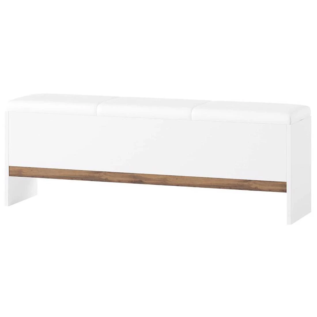 Livorno klupa 165x35x53 cm hrast wotan/bela