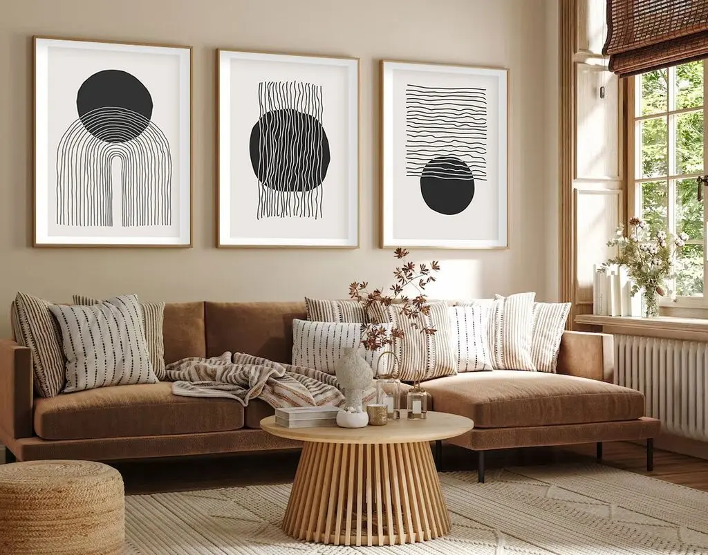 Wallity Uramljena slika Huhu213, 35x50 cm , 3 dela