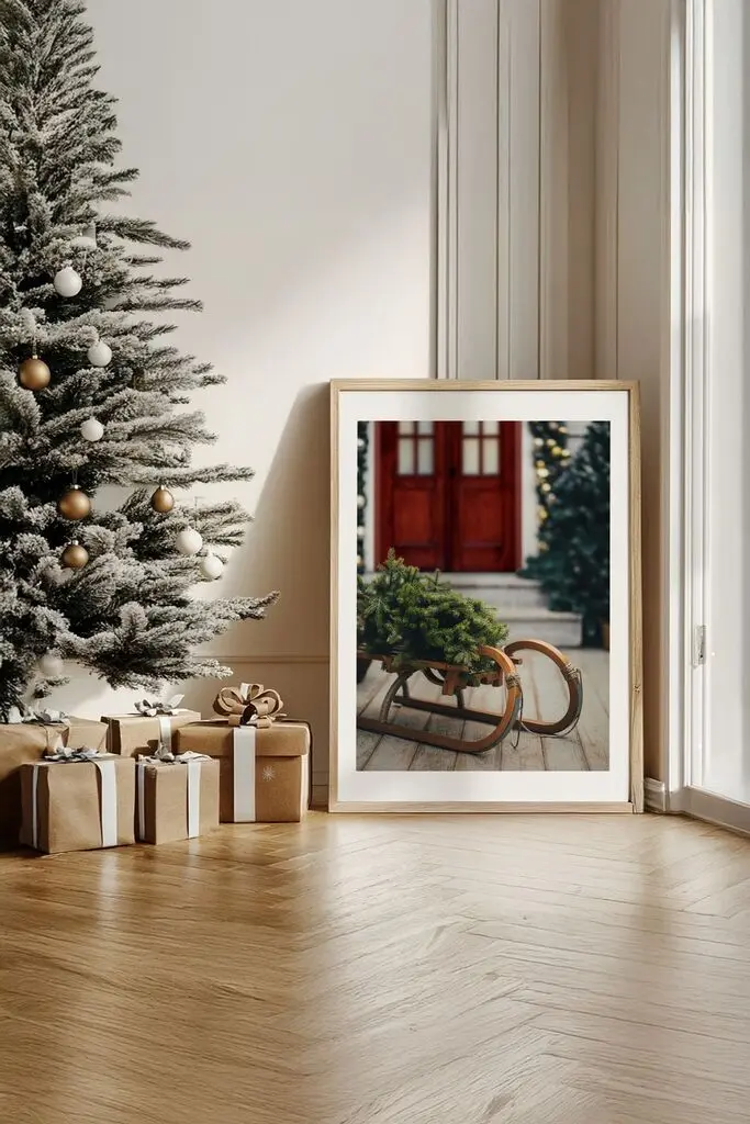 Wallity Uramljena slika Nwyearsngmdl78, 33x48 cm