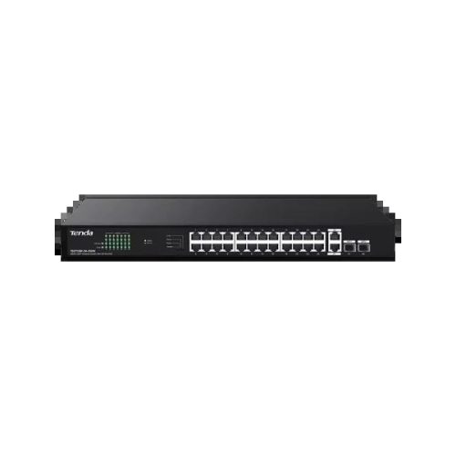 Svič 10/100/1000 26-port + 2SFP Tenda TEG1128P-24-250W/24-Port PoE