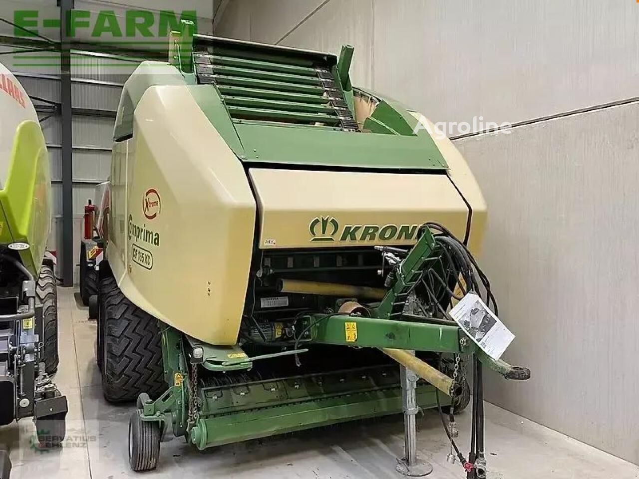 Krone comprima cf 155xc x-treme mit neuem rollboden, nur 19.500 ballen balirka za četvrtaste bale