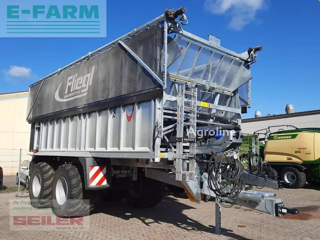 Fliegl asw 271 taurus fox 40m³ + top lift light traktorska prikolica