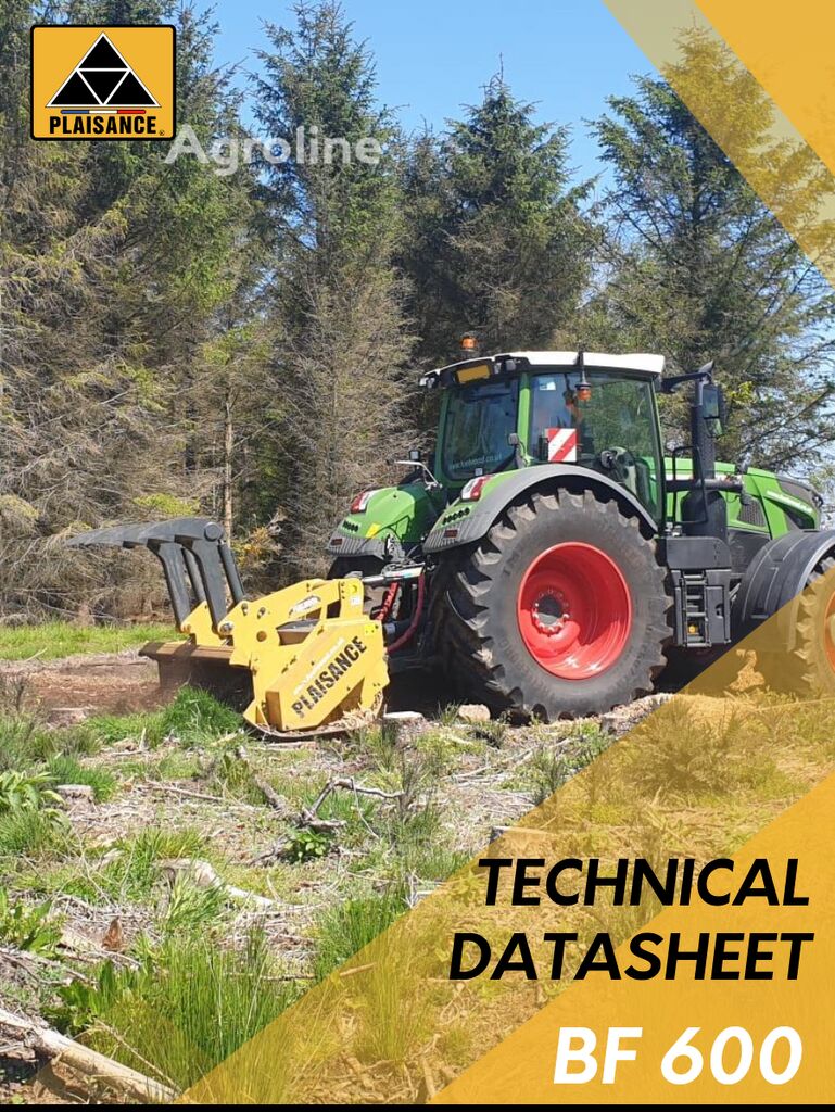 Novi Plaisance BF600-2200 šumarski malčer