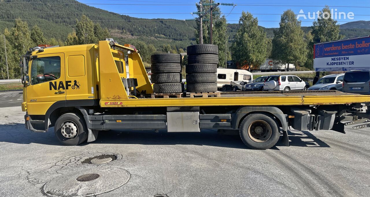Mercedes-Benz ATEGO 1524 *JIGE *2 x WINCHES *BOOM *BRILLE *BED 5.5m *VIDEO šlep auto