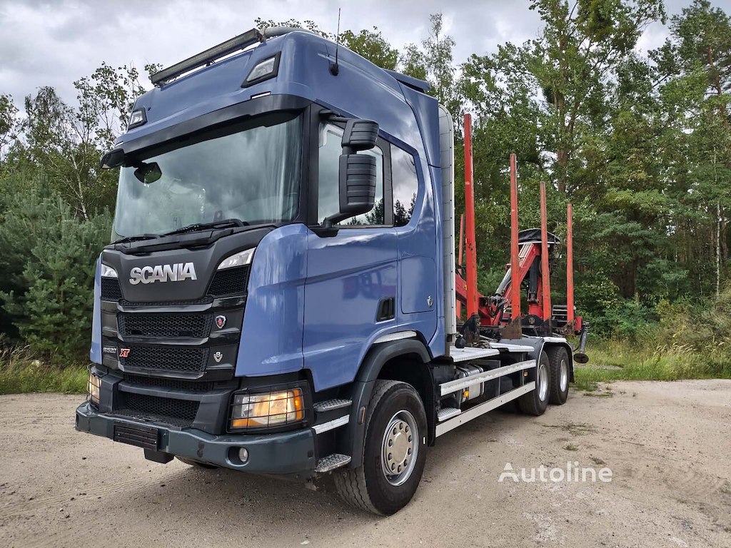 Scania R520 kamion za prevoz drva