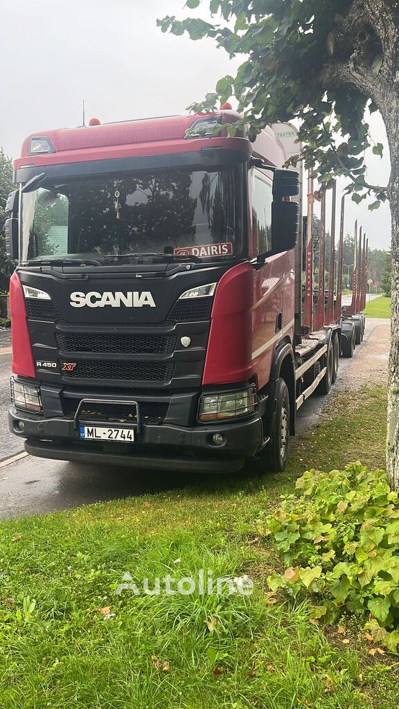 Scania R450 kamion za prevoz drva