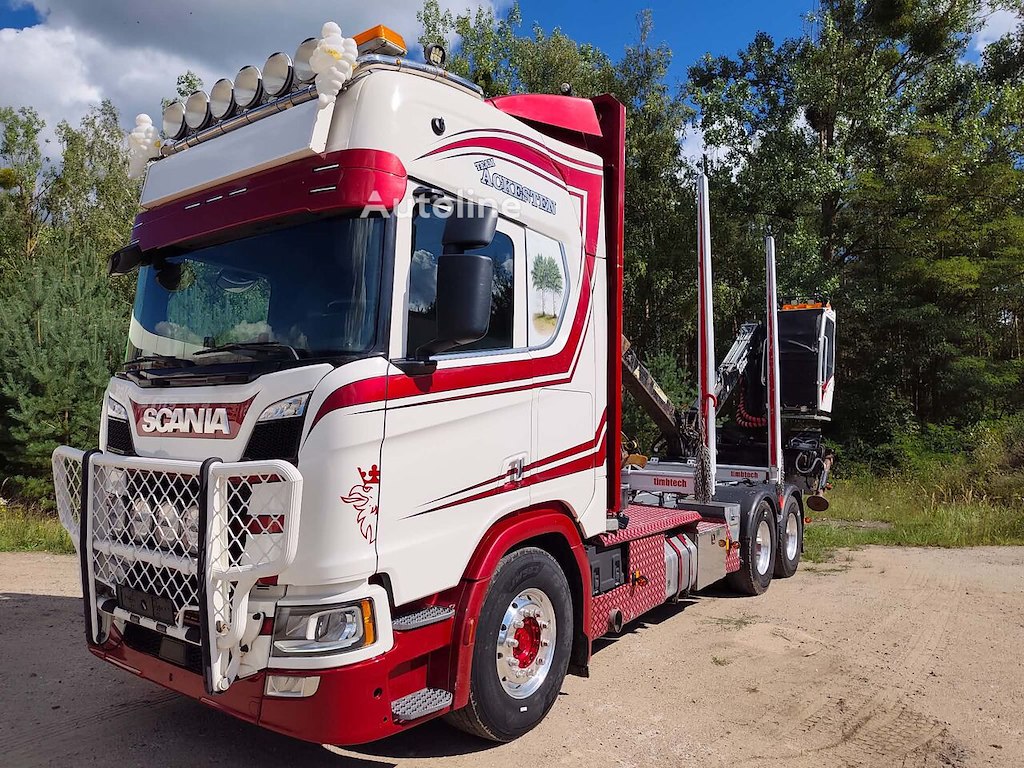 Scania R730 kamion za prevoz drva
