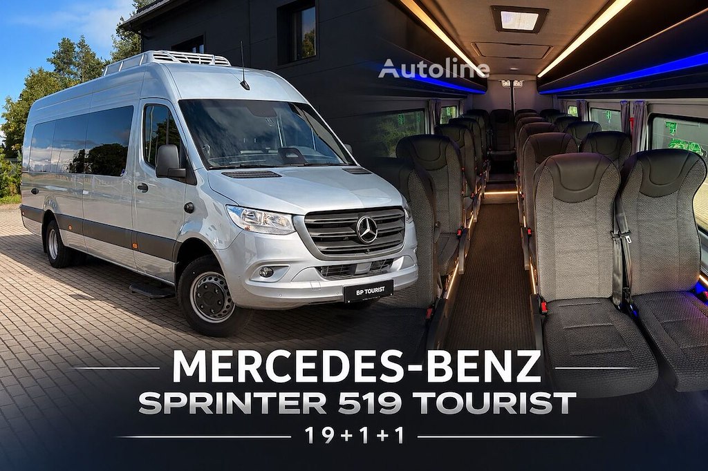 Novi Mercedes-Benz Sprinter 519 TOURIST / 19+1+1 pax / NEW! putnički minibus