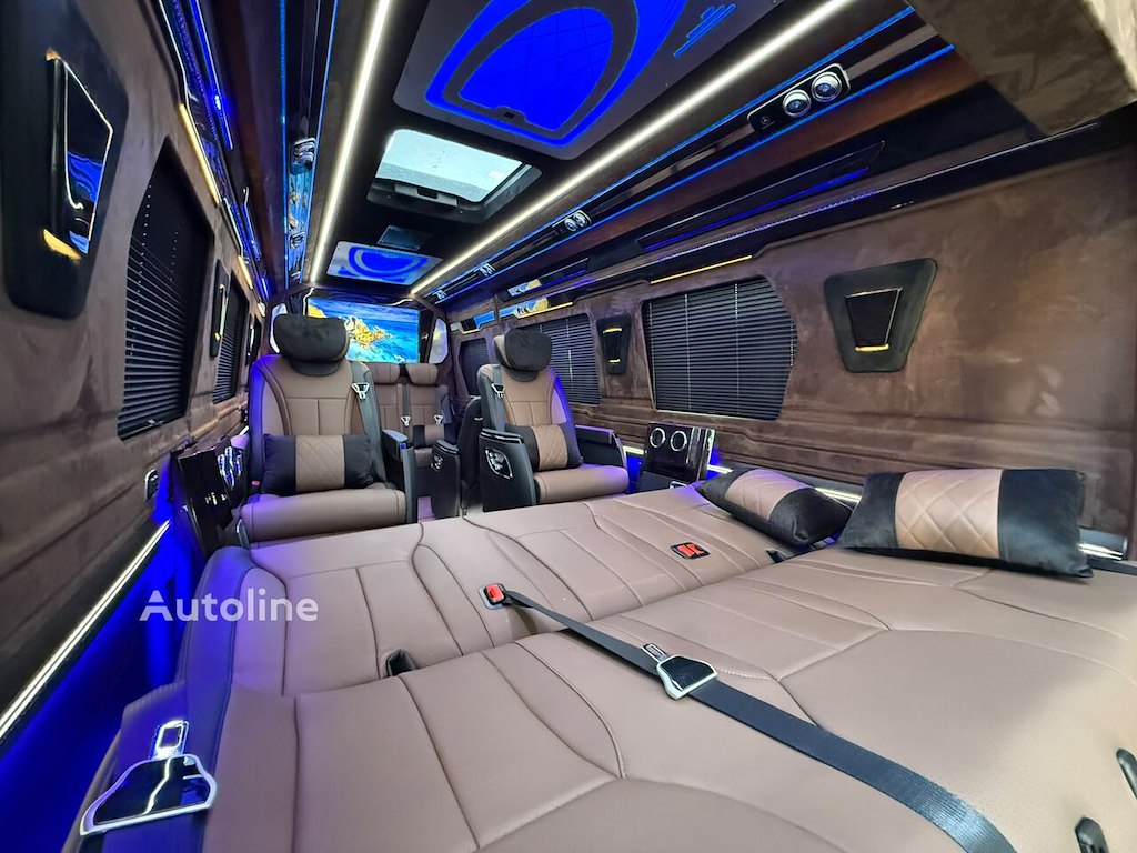 Novi Mercedes-Benz SPRINTER 519 VIP 12+1 SEATS BED FUNCTION 2x TV putnički minibus